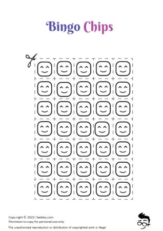 Free Fruit Bingo Black And White Clipart Cards | Sadeky