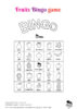 Free Fruit Bingo Black And White Clipart Cards | Sadeky