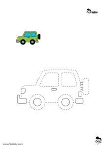 Free Car Tracing Pictures Printable Worksheets | Sadeky