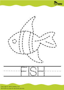 Free Printable Easy Animals Trace And Color Shapes | Sadeky