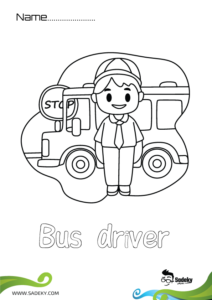 Free Community Helpers Coloring Pages For Preschool | Sadeky