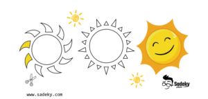 Free Printable Sun Templates Simple | Sun Outline | Sadeky