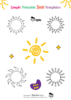 Free Printable Sun Templates Simple | Sun Outline | Sadeky