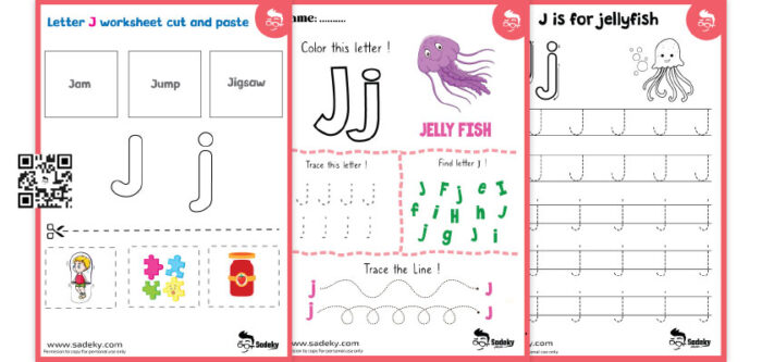 Letter J Worksheets Free Printables For Preschoolers | Sadeky